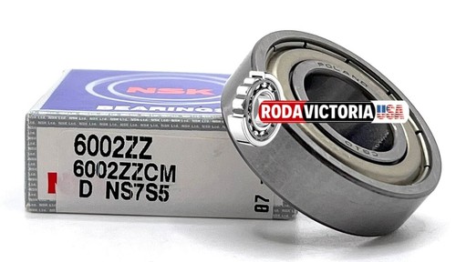 NSK 6002 ZZ DEEP GROOVE BALL BEARING, METAL SHIELDED 15x32x9 mm | eBay