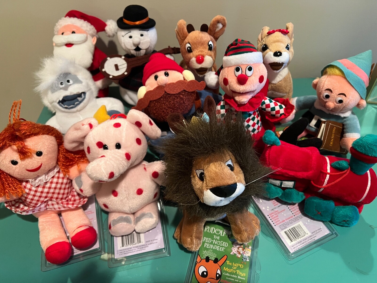 Full Set CVS Rudolph The Red-Nosed Reindeer Plush Toys 1998 Brand New ...