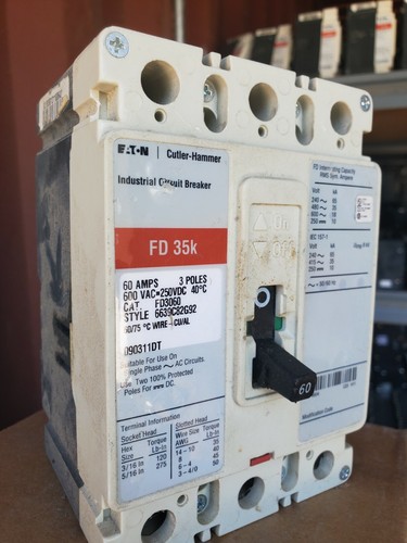 Eaton/Cutler Hammer Circuit Breaker FD3060 | eBay