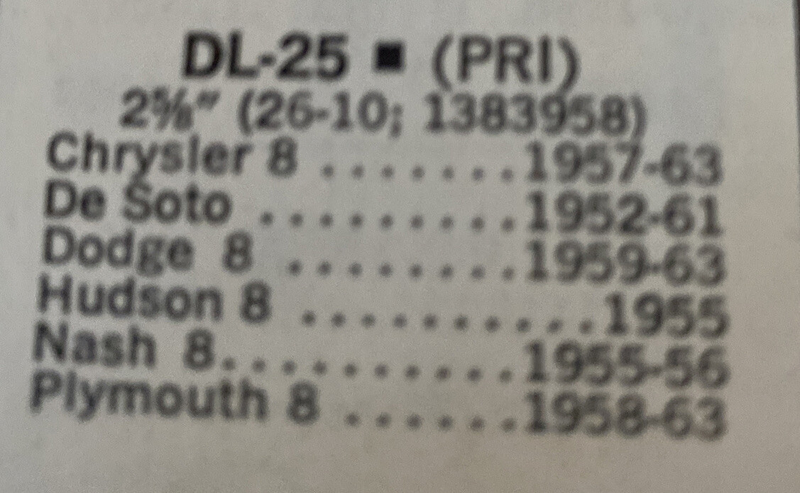 Distributor Lead DL25 | eBay