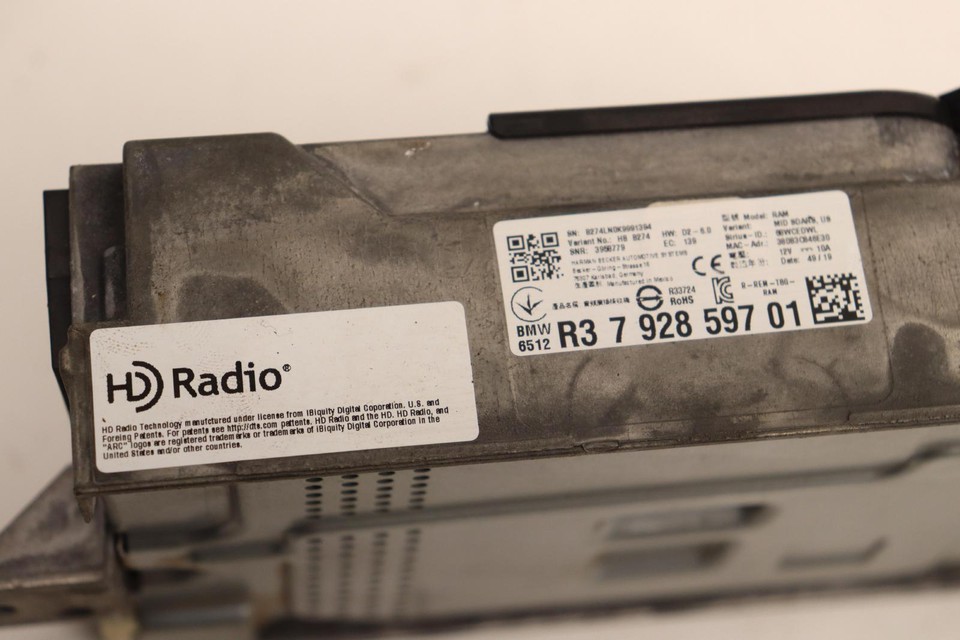 2012-2013 BMW M5 RADIO STEREO SYSTEM AMP AMPLIFIER HIFI PROFESSIONAL ...