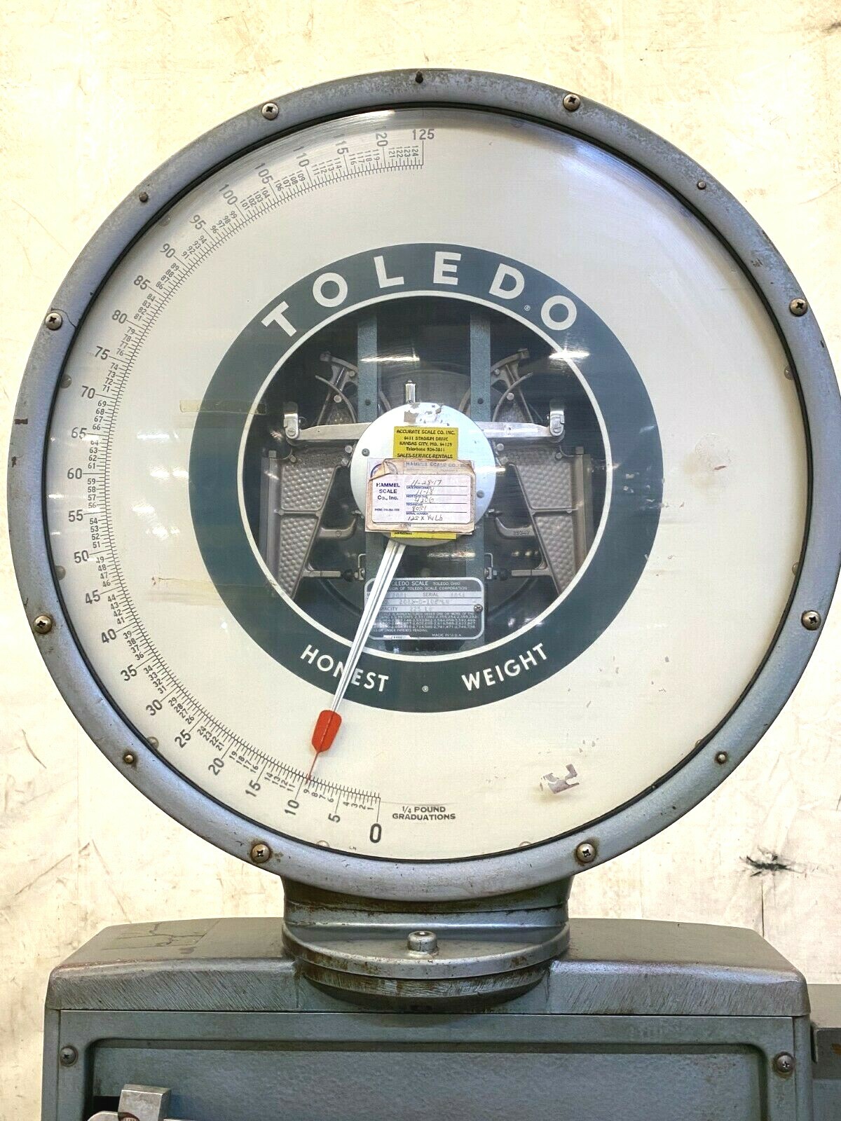 TOLEDO SCALE MODEL NO 2081 CAPACITY 225 LB **SEE DESCRIPTION** | eBay