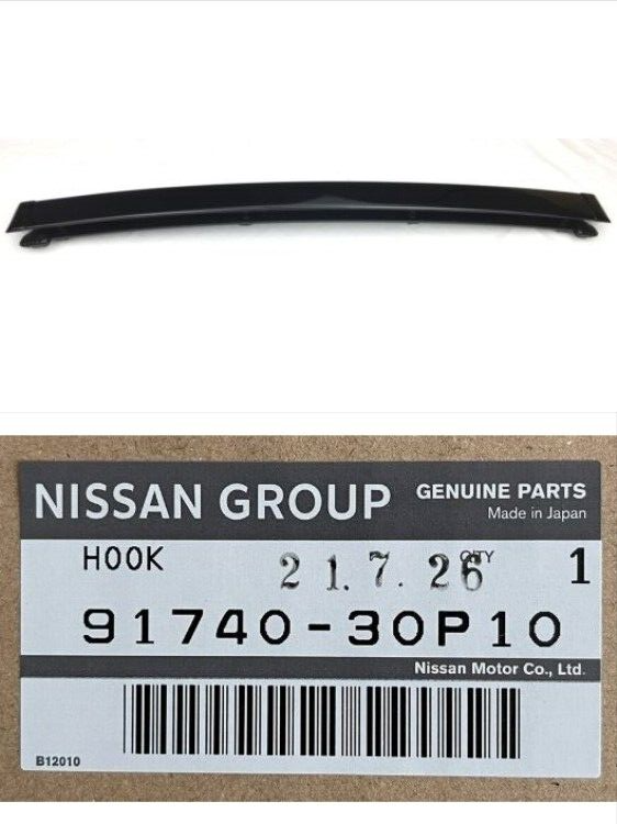Nissan Genuine 300Z Z32 90-96 T-top Roof Hook Center Finisher Black ...