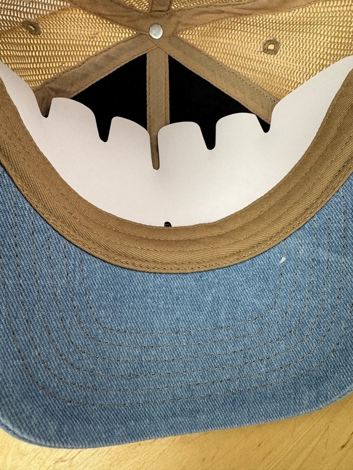 Ford Mustang Pony Trucker Hat Blue American Flag Muscle Car Snapback ...