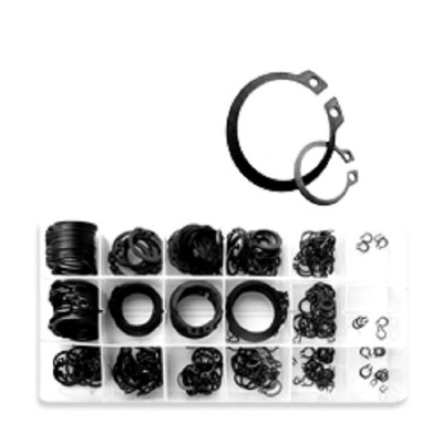 300 Pc Steel Snap Retaining Ring Hardware Assortment Set Kit With 18 ...