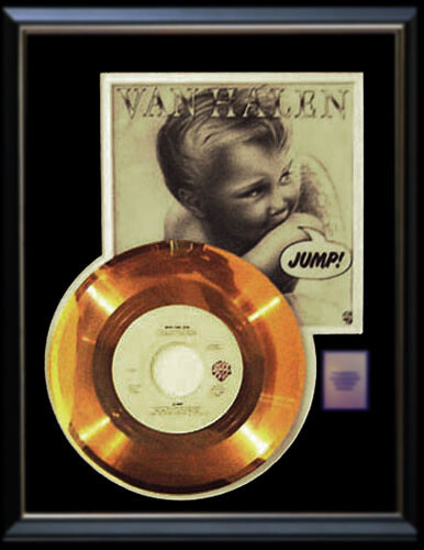 VAN HALEN JUMP 45 RPM GOLD RECORD RARE NON RIAA AWARD | eBay