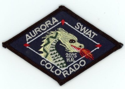 COLORADO CO AURORA POLICE SWAT 4" LONG NICE SHOULDER PATCH SHERIFF | eBay