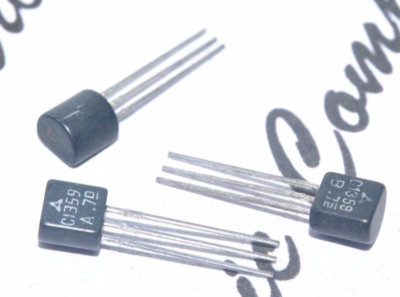 2pcs - Panasonic 2SC1359 (C1359) NPN 0.25W 20V 0.1A TO92 Transistor ...