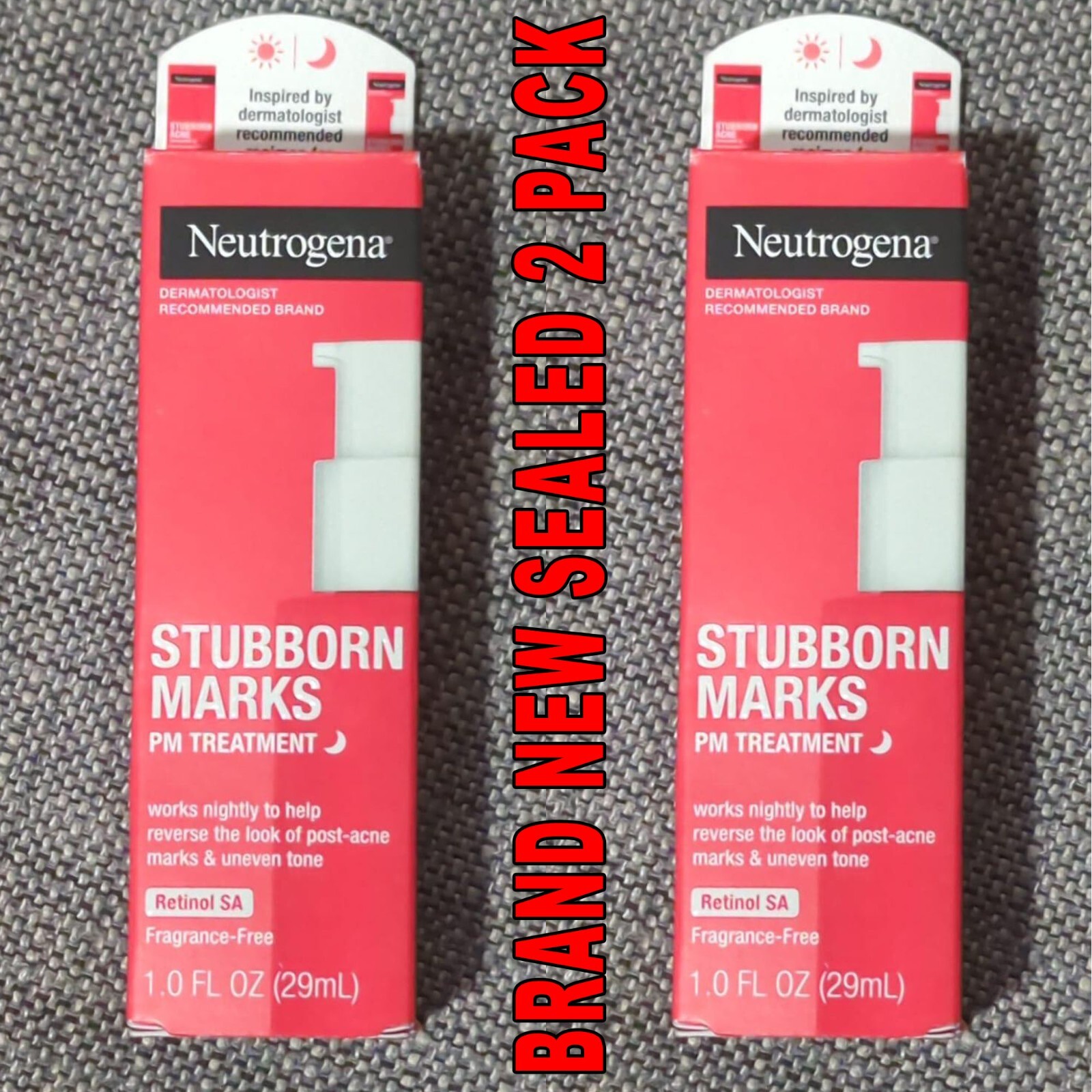 Neutrogena Stubborn Marks PM Treatment 1.0fl.oz./29ml 2 PACK ...