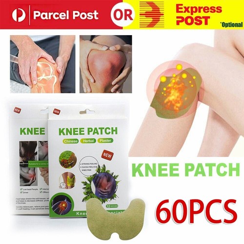 60PCS Knee Plaster Sticker Wormwood Extract Knee Pain Joint Ache Relief ...