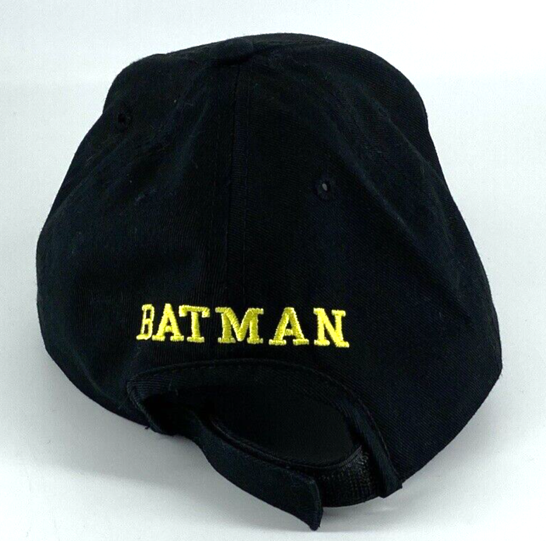 Batman Hat/Cap Black Yellow Batman Hat -- Smaller Size -- Hook & Loop ...
