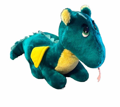 Vintage 1987 Dakin Fun Farm 17" Green Puff The Magic Dragon Plush Toy ...