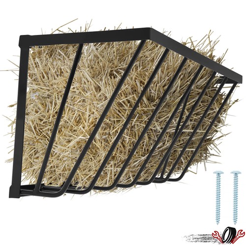 Wall Mounted Horse Feed Bucket Hay Feeder Rack for Goat&sheep Livestock ...