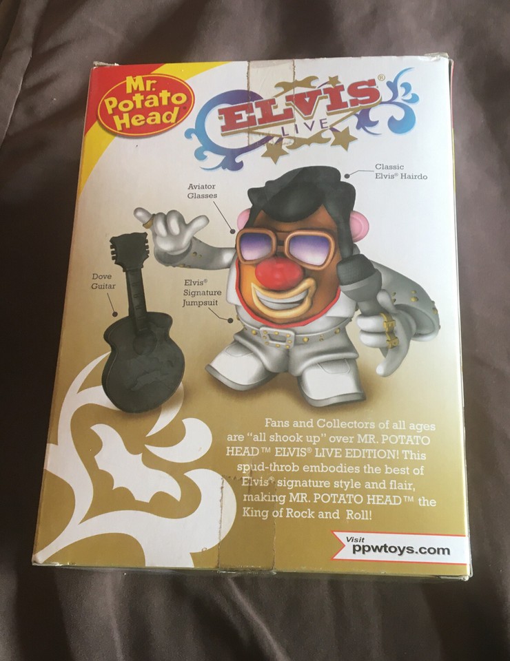 Mr. Potato Head Elvis Live Edition Elvis Presley Signature Product NIB ...