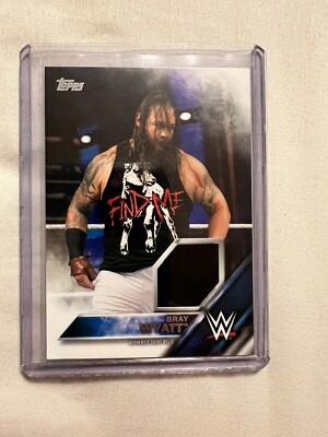 2016 Topps WWE Then Now Forever Bray Wyatt Shirt Relic 69/299 | eBay