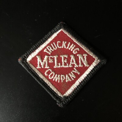 VTG McLean Trucking Truck Patch Red And Black 2 1/2” X 2 1/2” | eBay