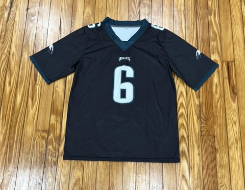 Philadelphia Eagles #6 DeVonta Smith Men’s Medium Black Screen Printed ...