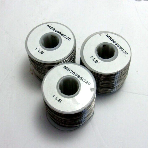 Spools Aviation 302/304 Stainless Steel Safety Lock Wire MS20995C20 (3 ...