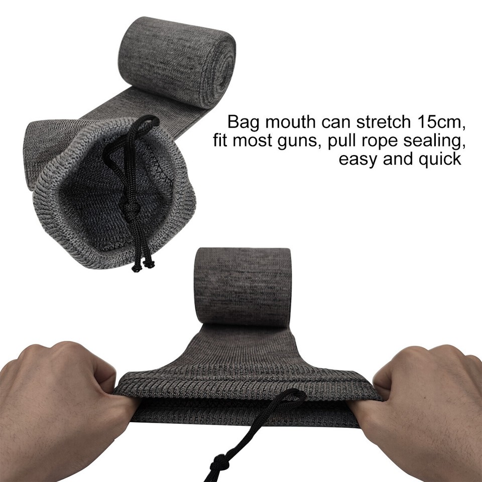 6X Rifle Gun Sock Sleeve Cover Hunting Gun Silicone Treated Protection ...