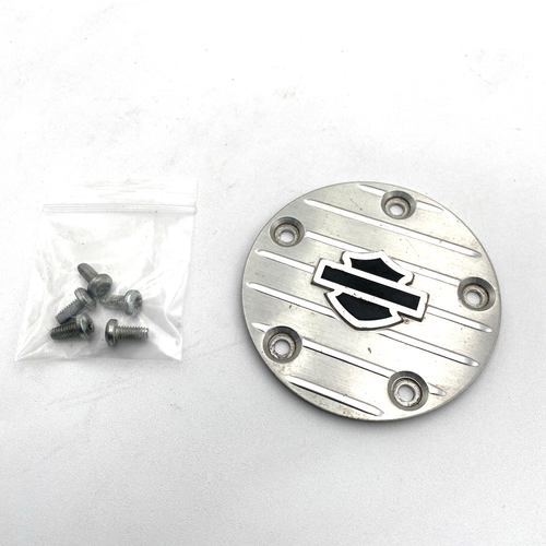 oem Harley Chrome Bar and Shield Twin Cam Timer Timing Points Cover ...