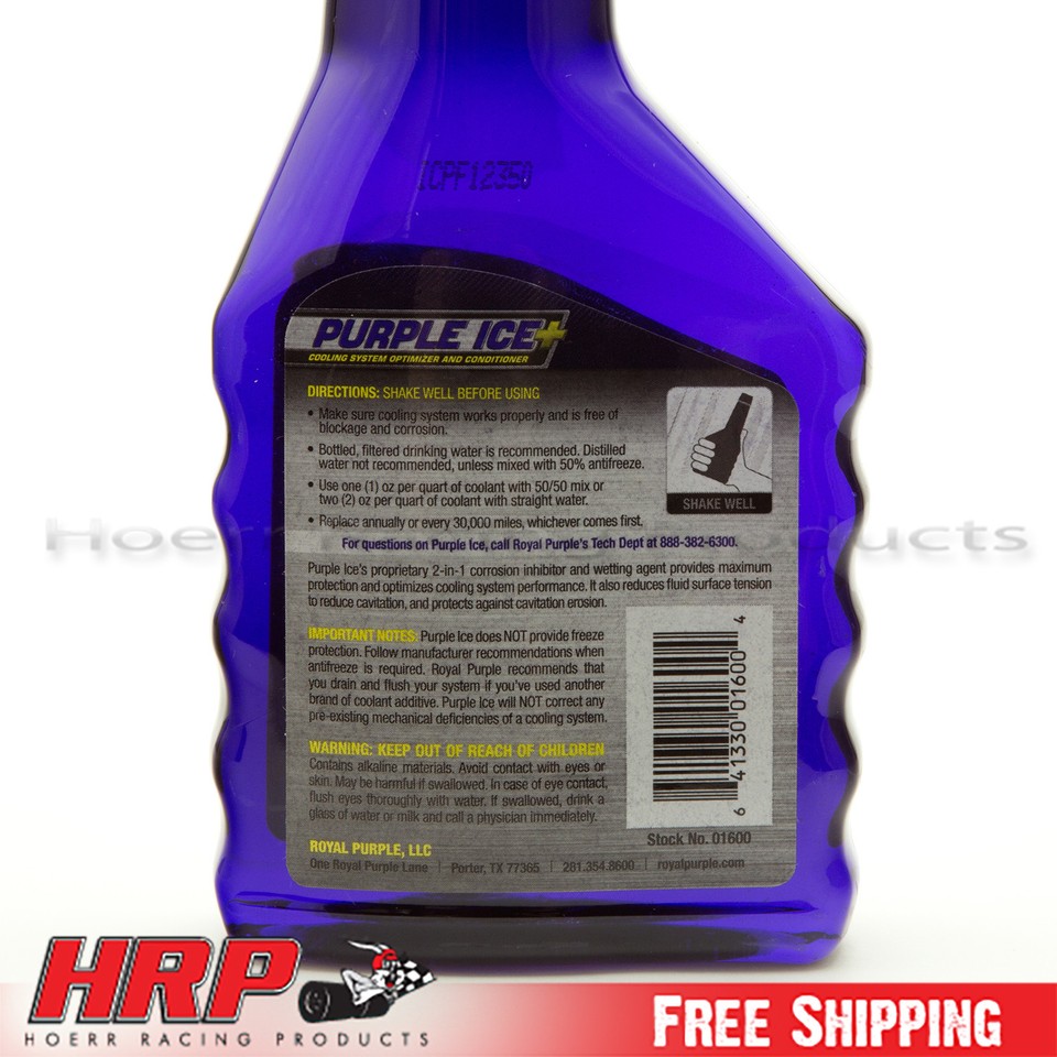 Royal Purple 01600 Purple Ice Radiator Coolant Additive 12oz. Bottle | eBay