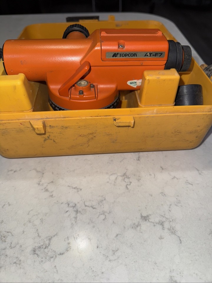 Topcon Auto Level AT-F7 20X Automatic Transit Transom Surveying ...