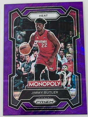 Jimmy Butler PURPLE WAVE - 2023-24 Panini Prizm MONOPOLY #46 *PRINT ...
