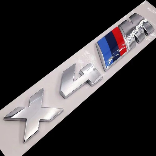 For BM X4 Series X4M Number Letters Rear Trunk Badge Emblem Sticker | eBay