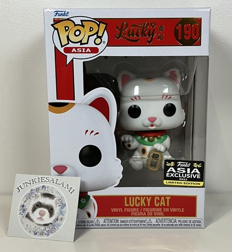 #190 Lucky Cat Classic Funko Pop! Asia Mindstyle Exclusive Limited Rare ...