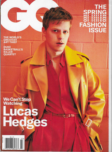 GQ Magazine We Can't Stop Watching Lucas Hedges Spring Fashion Issue ...