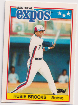 1988 Topps UK #8 Hubie Brooks Montreal Expos | eBay