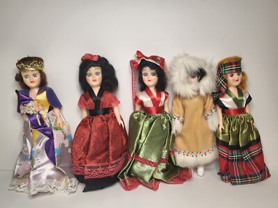 Vintage 1970s Arco Gas Station Promotion: Dolls of the World; Lot of 5 ...