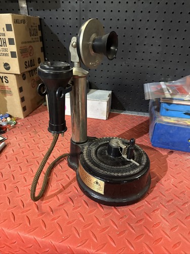 1904 WESTERN ELECTRIC (replica) JIM BEAN DECANTER CANDLESTICK PHONE | eBay