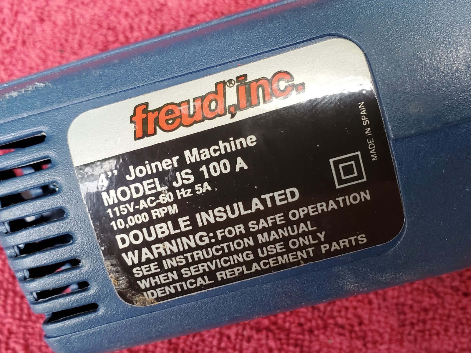 Freud JS 100A 4" Biscuit Joiner Kit Tested & Working | eBay