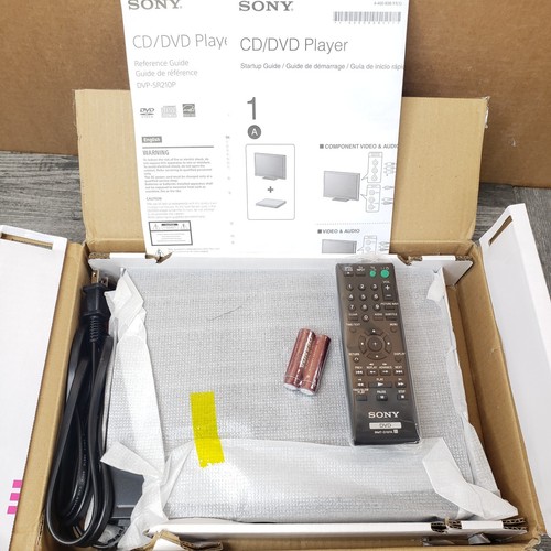 Sony DVP-SR210P Progressive Scan CD/DVD/MP3 Player Movies/Photos NEW IN ...