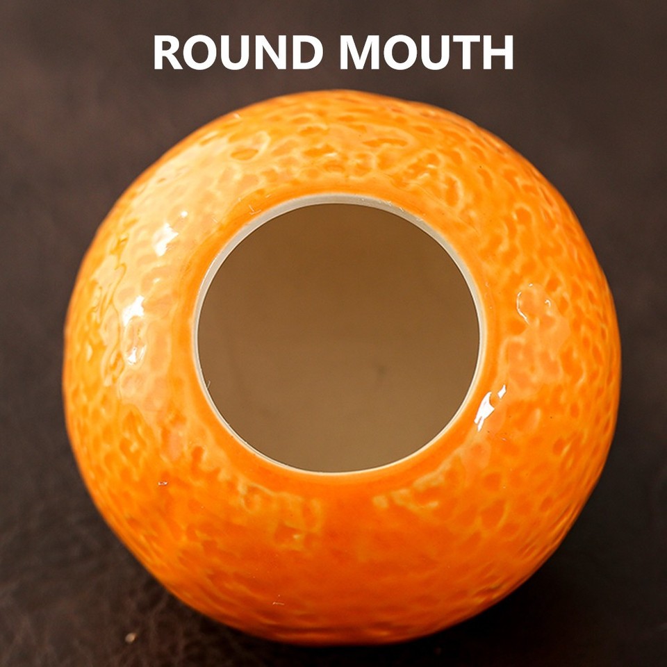 Loose Tea Jar Airtight Container Containers Orange Shaped Storage | eBay UK