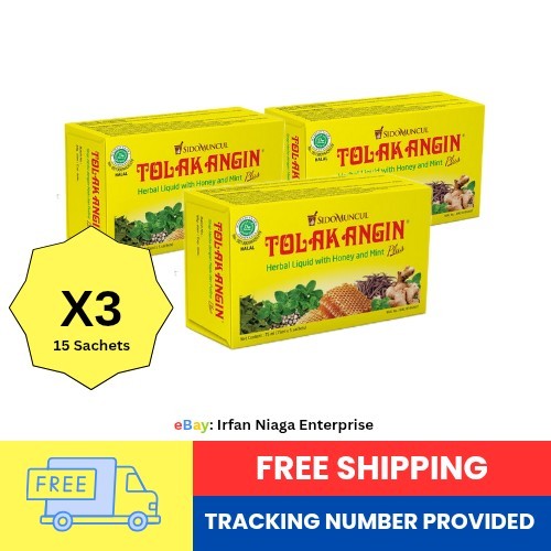 X3 Tolak Angin Sidomuncul Honey Herb Medicine For Relieving Nausea ...
