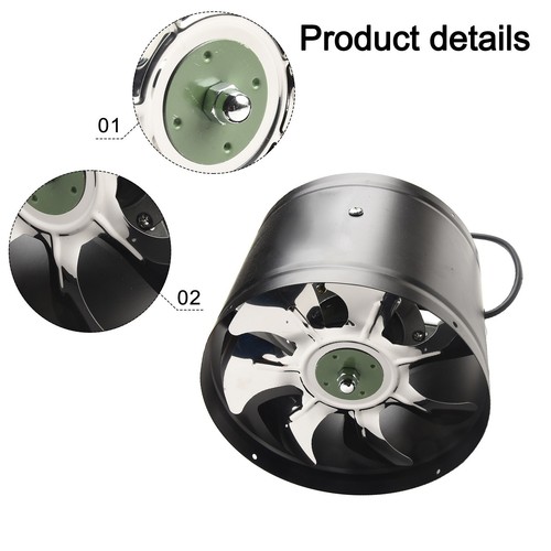 Reliable 200mm Smoke Extractor Fan Easy Installation Effective ...