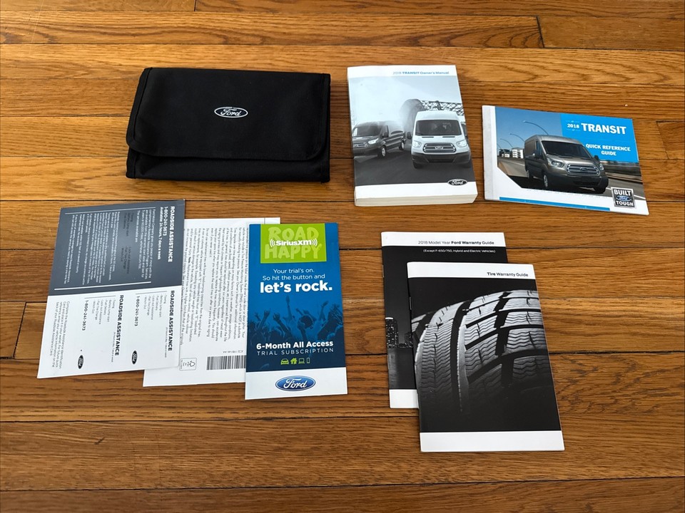 2018 Ford Transit Owners Manual With Case OEM Free Shipping | eBay