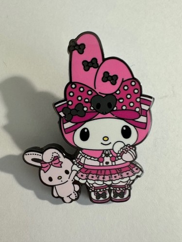 Loungefly Sanrio Kuromi & My Melody Black & Pink Enamel My Melody ...