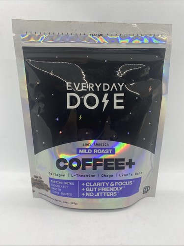 Everyday Dose 100% Arabica Mild Roast Coffee+, Chocolatey Smooth Taste ...