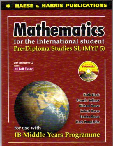 MATHEMATICS FOR INTERNATIONAL STUDENT PRE DIPLOMA STUDIES By Robert ...