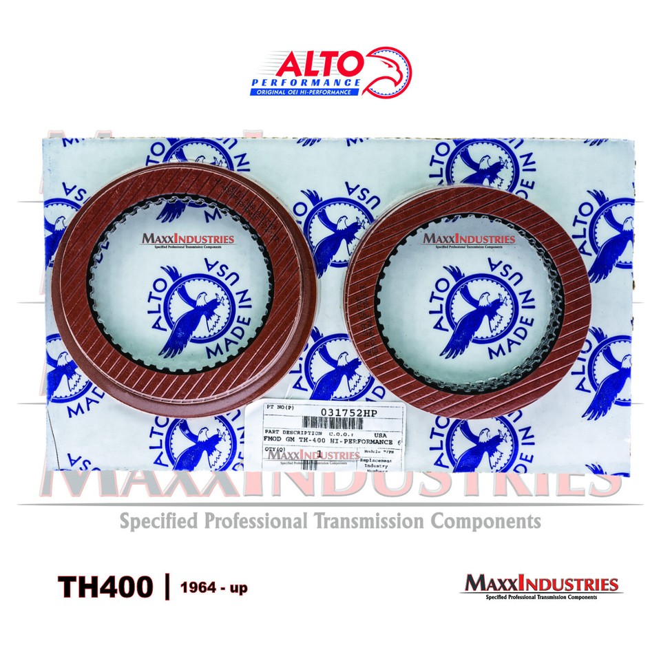TH400 1965-98 Turbo 400 Transmission Rebuild Kit High Performance Alto ...