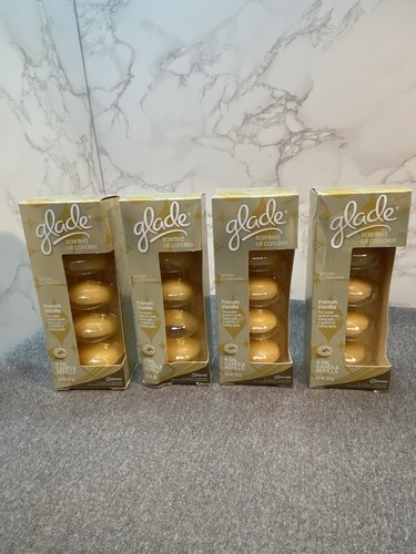 Glade Scented Oil Candles Lot Of 4 Boxes (16) French Vanilla Winter ...