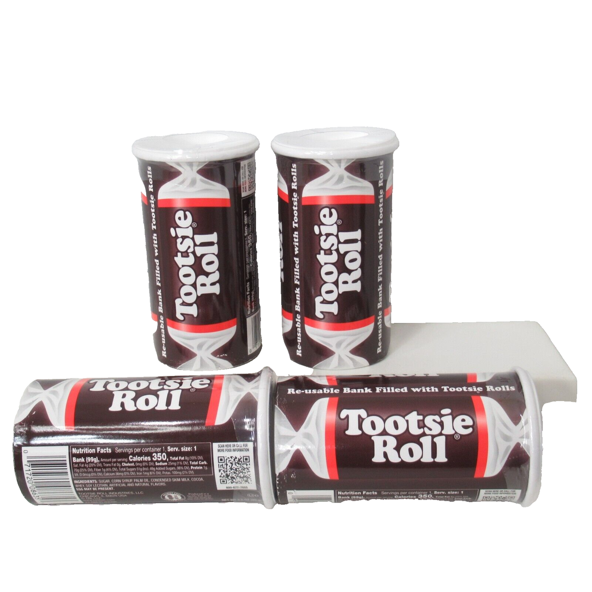 Tootsie Roll Banks Reusable