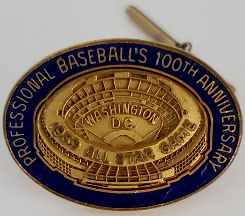 1969 MLB All-Star Game Press Pin - Washington D.C. Baseball 100th ...