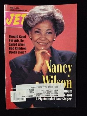 Jet Magazine Issue June 27 1994 Nancy Wilson Love Nancy New Album Music ...