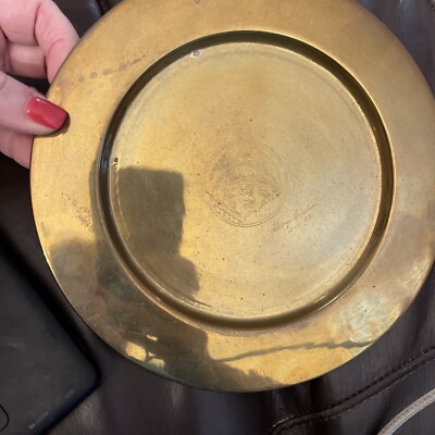 George Busbee Signed On ~8” Brass Plate Georgia Governor Memorabilia | eBay