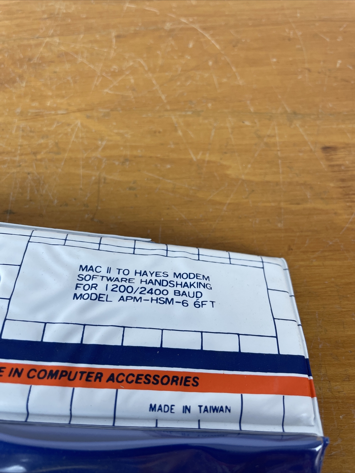 6ft 8-Pin Mini-DIN Male to 25-Pin DB-25 Male Mac+ To Hayes Modem Apple ...