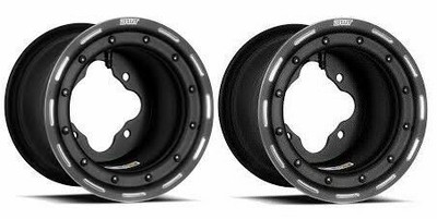 RAPTOR 660 REAR WHEEL G3 DWT 4x115 8x8 BEADLOCK BLACK MX WHEELS YAMAHA ...